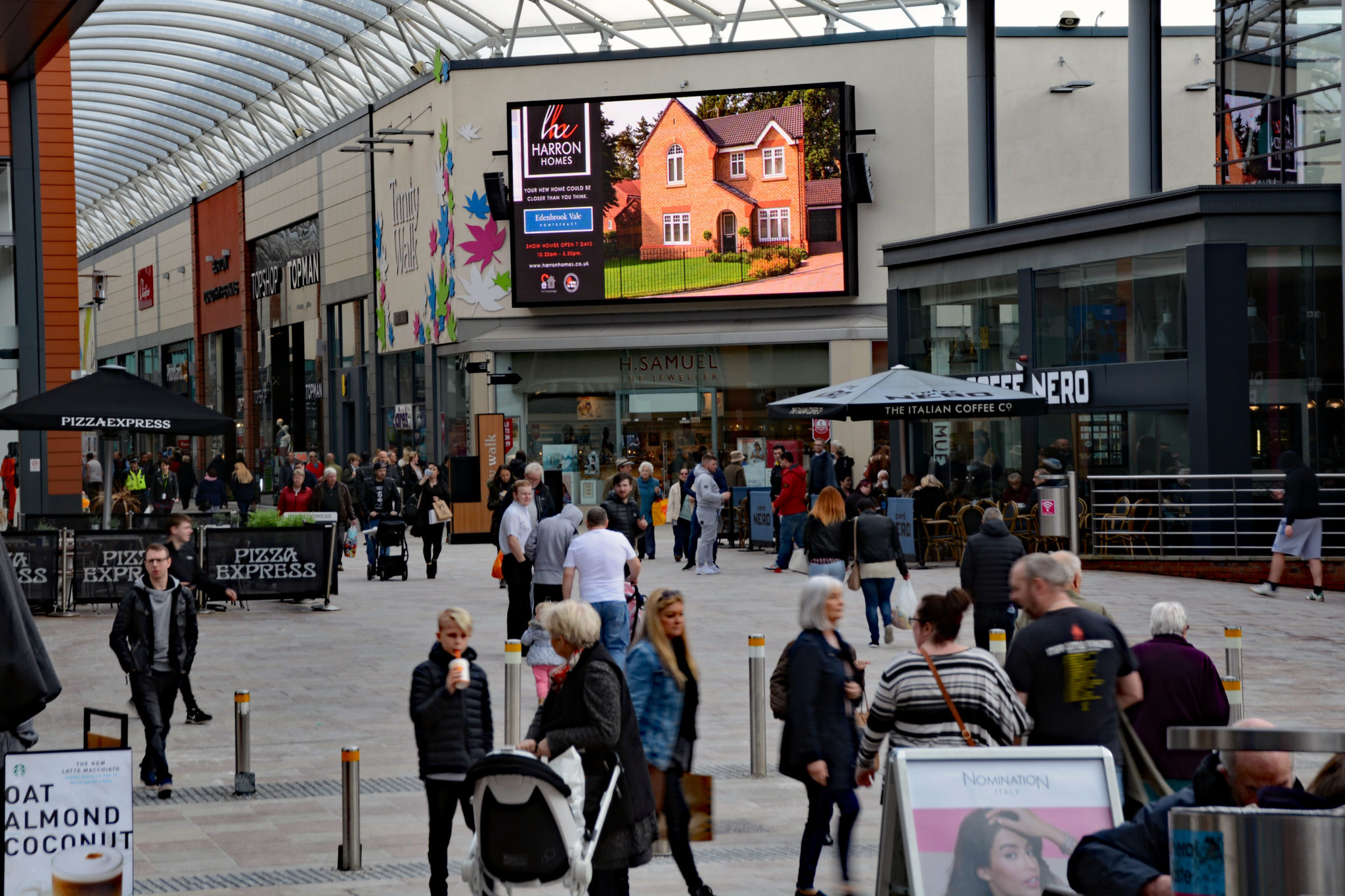 Trinity Walk Wakefield - Advertising Screens | Elonex Outdoor Media