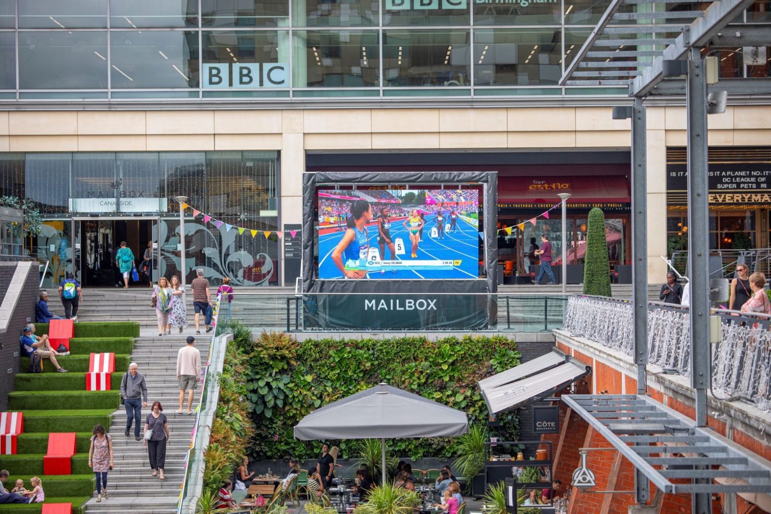 Big Screen Commonwealth Games Action - Elonex Outdoor Media